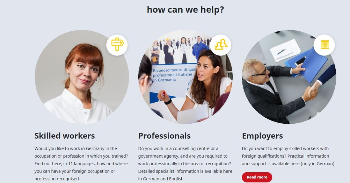 Information Portal “Anerkennung in Deutschland“ – “Recognition in ...